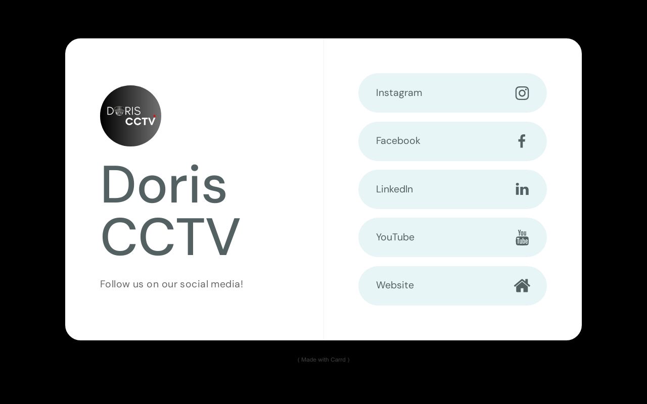 Doris CCTV Social Medias